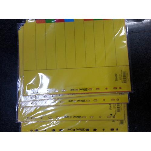 Jual Divider A4 Cardboard Bantex 6050 / Pembatas warna polos Bantex ...