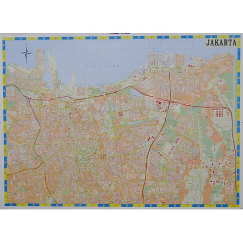 Jual Peta Jakarta City Map - Jakarta Selatan - Rumah Peraga Pendidikan ...