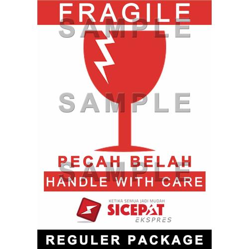 Jual Sticker Fragile / Pecah Belah SICEPAT REGULER PACKAGE - Kota ...