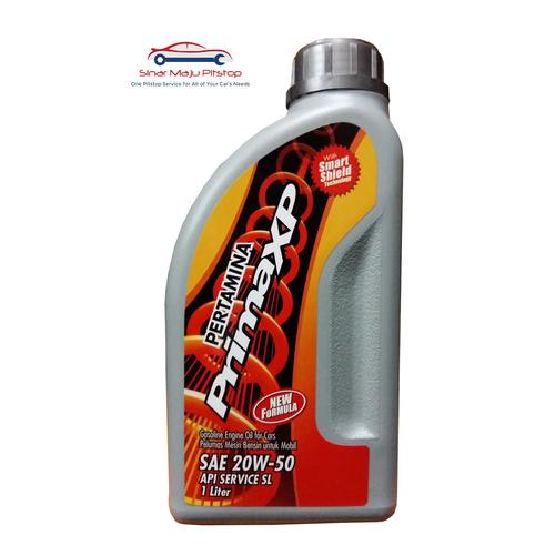 Jual Pertamina Prima XP 20W-50 Oli Mobil Bensin 1 Liter Original ...