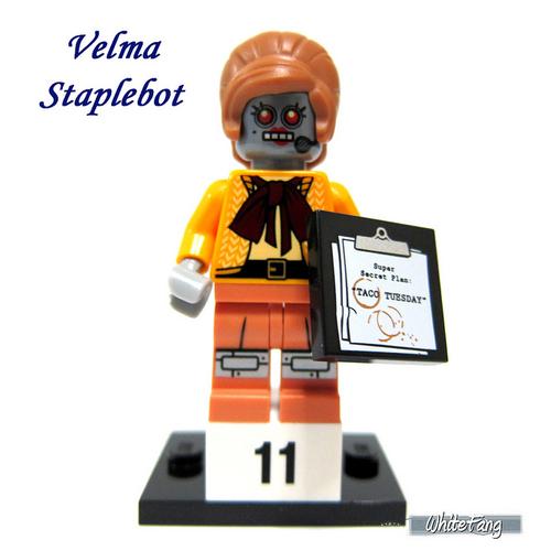 Jual LEGO Minifigures Series The Movie -Velma Staplebot Minifigure Seri ...
