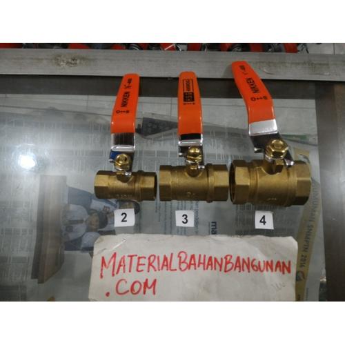 Jual stop kran besi kuningan ball valve 1/2 inch - Kota Depok - Toko ...