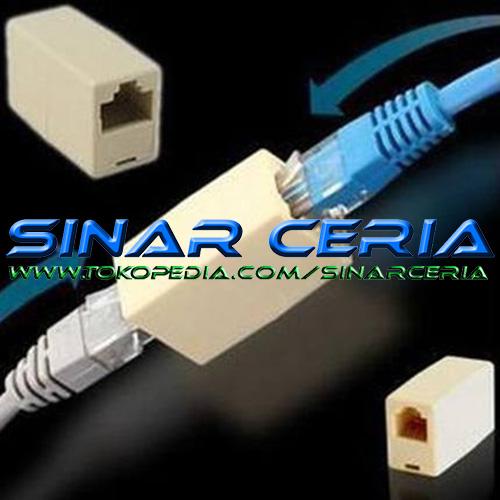 Jual Barel RJ45 Coupler Female to Female UTP LAN Ethernet Barrel ...