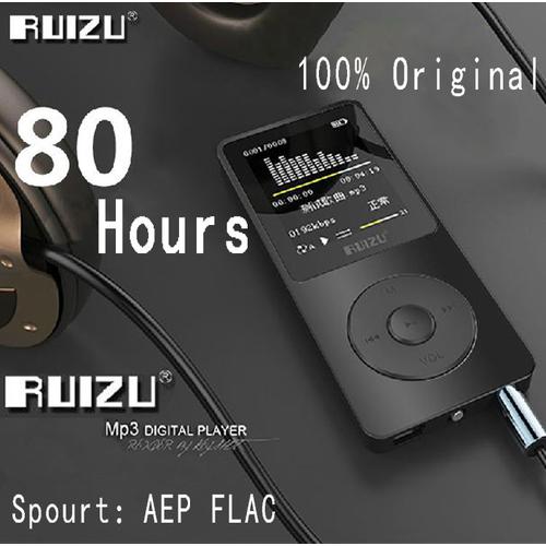 Jual Original RUIZU X02 Ultrathin 4gb MP3 Player LCD 1.8" Tahan Play 80 ...