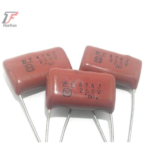 Jual Capacitor / Kapasitor Milar 474 / 470nF 250V Matsushita Panasonic ...