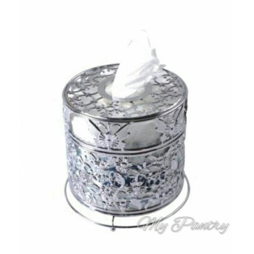 Jual Tempat Tissue Stainless Steel / Tempat Tissue Gulung Bulat Silver ...