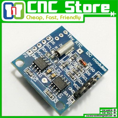 Jual RTC DS1307 Real Time Clock I2C Arduino Uno Mega + Battery Module ...