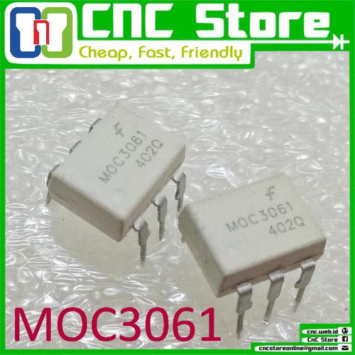 Jual [CNC] MOC3061 MOC 3061 DIP-6 OPTOCOUPLER OPTOISOLATOR TRIAC - Kab ...