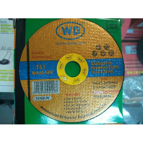 Jual cutting disch / cutting wheel / batu potong besi 4" WD - Jakarta ...