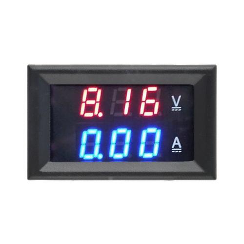 Jual Dual Voltmeter Ampermeter Amperemeter Digital 0 ~ 100V 10A Frame - Kab. Kudus - Fajar ...