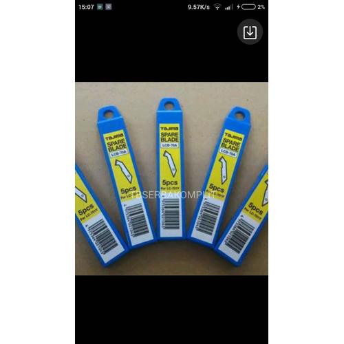 Jual Refill 5pcs Mata Pisau Akrilik Tajima LCB-70A Acrylic Cutter - Jakarta Utara - Sumber Hidup ...