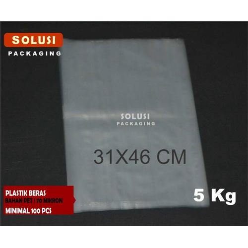 Jual PLASTIK BERAS 5KG/KANTONG PLASTIK/KEMASAN BERAS/KARUNG BERAS ...