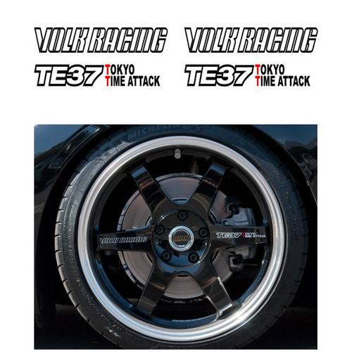 Jual Sticker Aksesoris Velg Mobil Volk Racing TE37 Tokyo Time Attack ...
