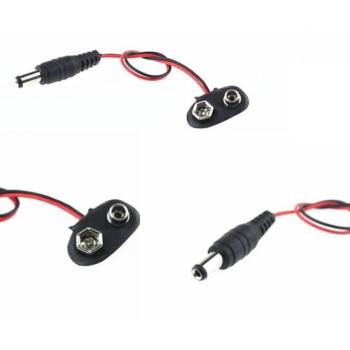 Jual Snap power cable DC 9V kip male line battery adapter arduino uno 3 ...