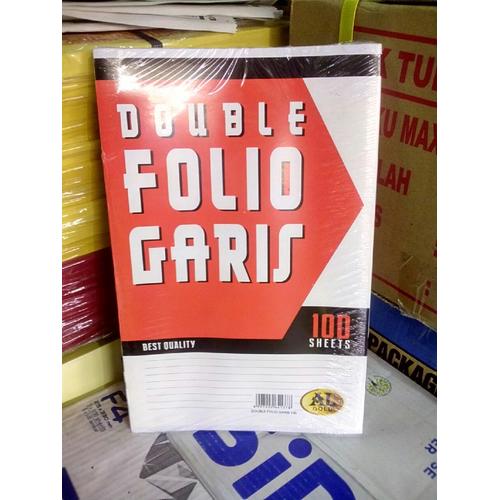 Jual DOUBLE FOLIO GARIS 100 LBR - Jakarta Barat - Cynthia Stn | Tokopedia