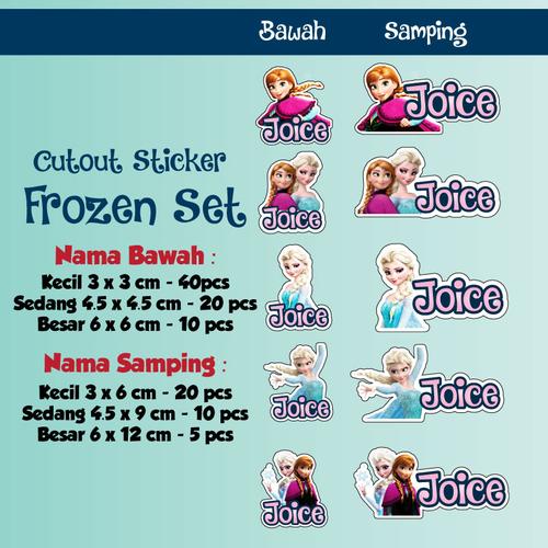 Jual Sticker Nama Cutout ( Cutting Sticker Cartoon ) - Kota Bogor ...