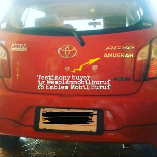 Jual Emblem mobil nama huruf angka bisa request - Kab. Blitar - Variasi ...