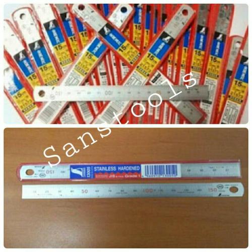 Jual penggaris stainless steel / penggaris SHINWA 60CM ORIGINAL - Jakarta Barat - Sanstools ...