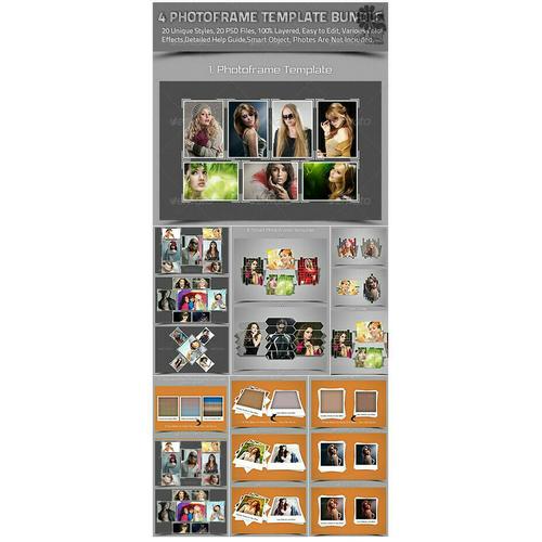 Jual KOLEKSI TEMPLATE FRAME DAN KOLASE FOTO.. EXCLUSIVE DESIGN - Kab ...