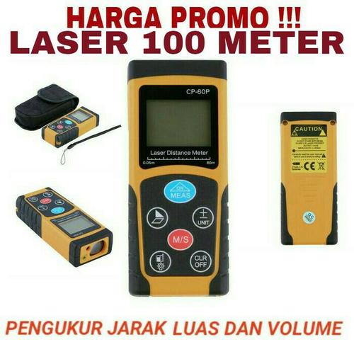 Jual DIGITAL LASER DISTANCE 100 Meter / M Alat pengukur Jarak - Kota ...