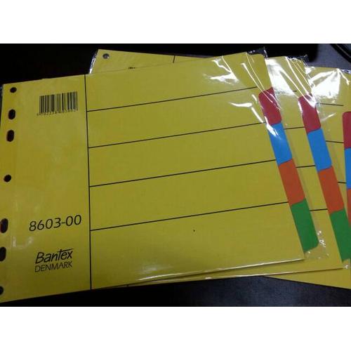 Jual Pembatas /divider 1/2Folio BANTEX 5warna - Jakarta Utara - Toko ...