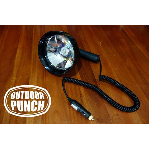Jual Senter Berburu halogen lampu belor Halogen 100 watt - Kabel Accu ...