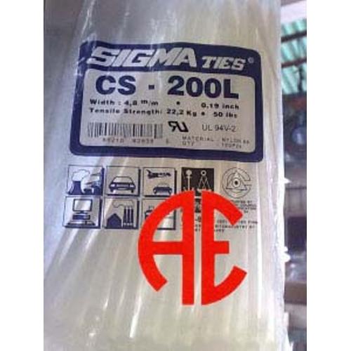 Jual Kabel Tali Tis ( Cable Ties ) Sigma Ties 20cm / 200mm - Putih ...