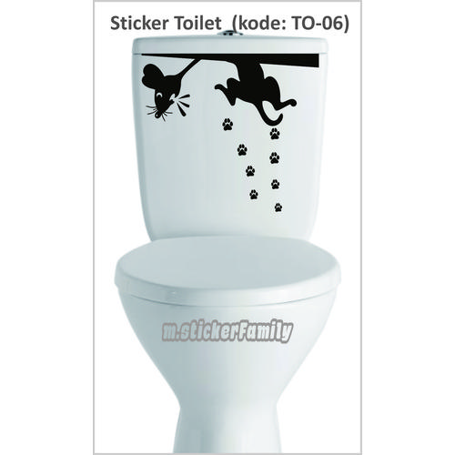 Jual sticker sticker cutting kamar mandi sticker closet toilet 006 ...