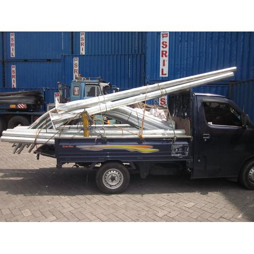 Jual Tiang PJU/Lampu Jalan Tenaga Surya 9m okta, hexa atau bulat - Kota ...
