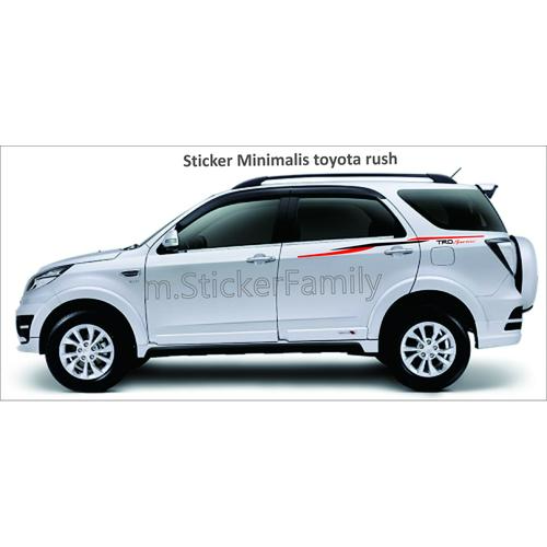 Jual sticker mobil sticker minimalis toyota rush kanji - Kab. Tangerang ...
