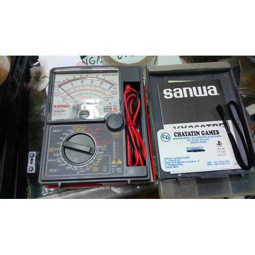 Jual MULTITESTER SANWA MANUAL/ANALOG ORIGINAL TYPE YX360TRF - Jakarta ...