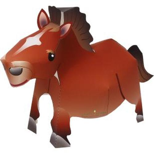 Jual DIY Miniatur Papercraft Hewan Kuda - Jakarta Timur - Merpati Store ...