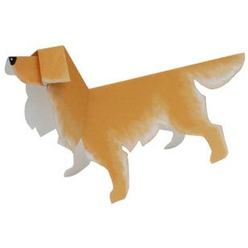 Jual DIY Miniatur Papercraft Hewan Anjing Golden Retriever - Jakarta ...