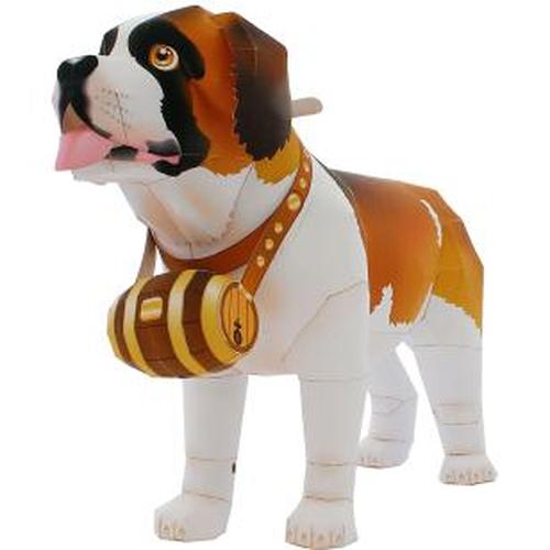 Jual DIY Miniatur Papercraft Hewan Anjing Saint Bernard - Jakarta Timur ...