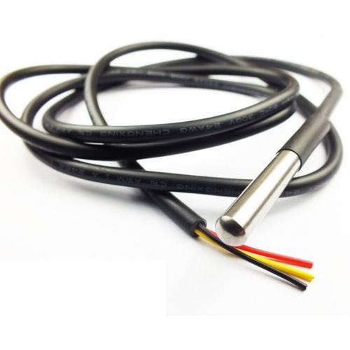 Jual Waterproof DS18B20 Digital Temperature Sensor Suhu Probe 100cm 1m ...