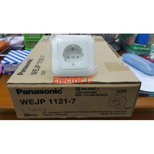 Jual Stopkontak / Stop Kontak PANASONIC WEJP 1121-7 (CP) - Jakarta ...