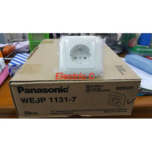 Jual STOPKONTAK/ STOP KONTAK SINGLE PANASONIC NON CP WEJP 1131-7 ...