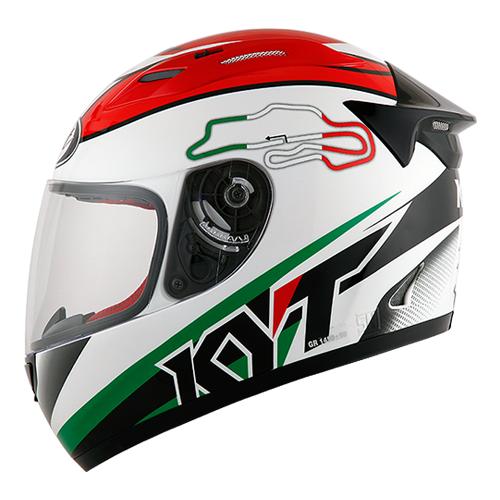 Jual Helm KYT RC 7 RC Seven RC7 FullFace Full White Red Seri 15 - Kota ...
