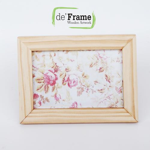 Jual Frame Foto Pigura 2D Bingkai Kayu Pinus Natural 4R - Kota Semarang ...
