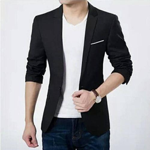 Jual blazer pria / blazer hitam / jas pria / jas semi formal - Kota ...