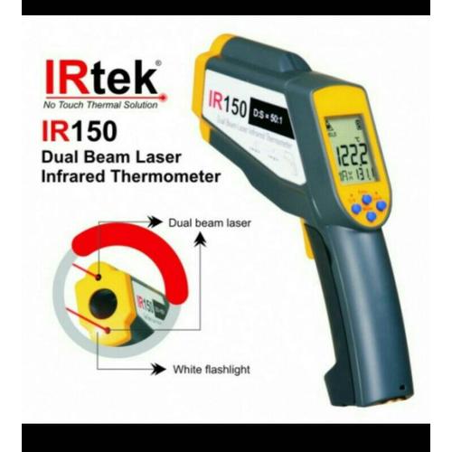 Jual Infrared thermometer IRTEK IR150 double beam laser 1400c - Jakarta ...