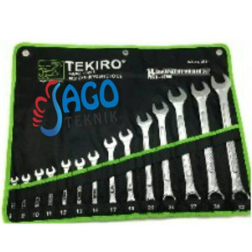 Jual Kunci Ring Pass Set 14 pcs 8 - 32mm TEKIRO / Kunci Ring Pas Set ...