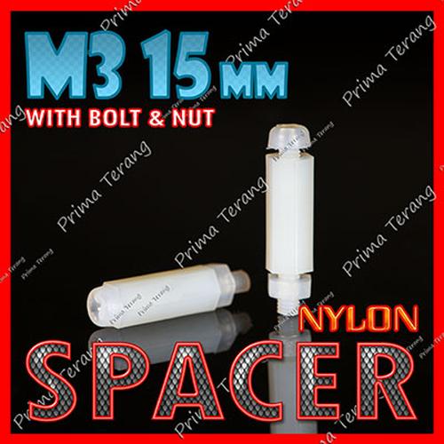 Jual Spacer 1.5 Cm 1.5cm 1,5 Cm 1,5cm Nylon Male Female + Mur Baut M3 ...