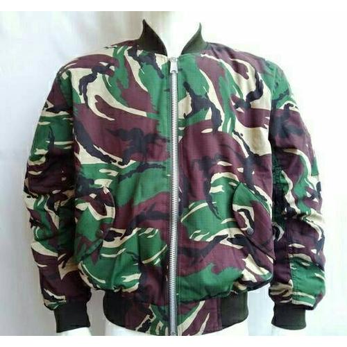 Jual jaket pilot loreng/jaket loreng/jaket auri malang/jaket army ...