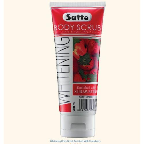 Jual satto whitening body scrub strawberry lulur Pemutih badan - Kota ...