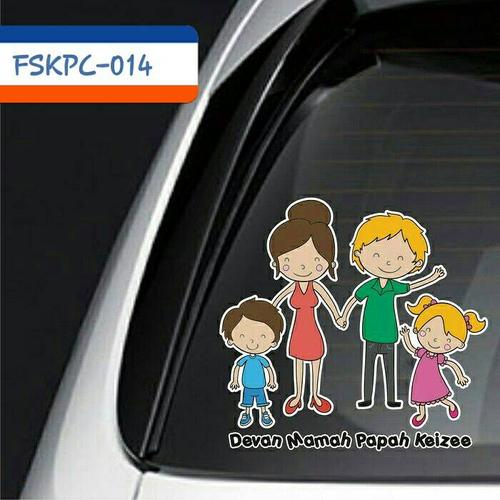Jual STICKER FAMILY - STICKER MOBIL - STIKER MOBIL - STIKER KELUARGA ...