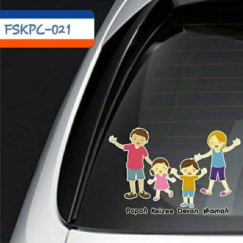 Jual STICKER FAMILY - STICKER MOBIL - STIKER MOBIL - STIKER KELUARGA ...