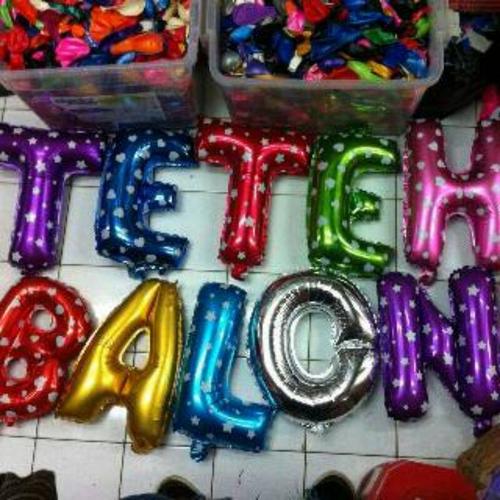Jual balon foil huruf angka dan simbol murah meriah - Jakarta Timur ...