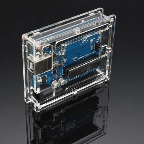 Jual Acrylic Box for Arduino UNO R3 Transparent Casing Kotak Transparan ...
