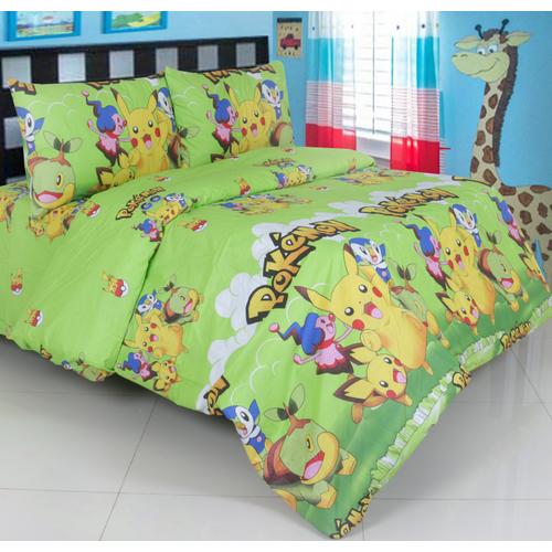 Jual Sprei & Bed Cover Katun 120x200x20 - Pokemon (hijau) - Kota ...